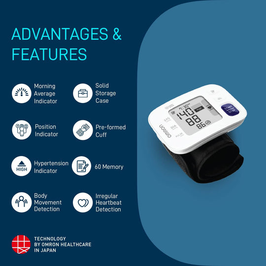 Omron Hem 6181 Wrist Blood Pressure Monitor - Intelligent Technology ...
