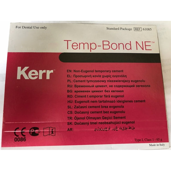 Kerr TempBond NE Tube - Temporary Dental Cement